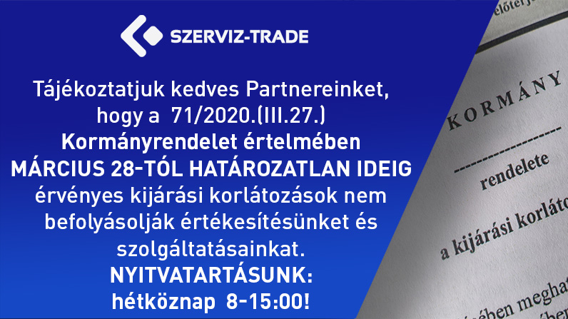 Szerviztrade - ... otthon a garázsiparban ...